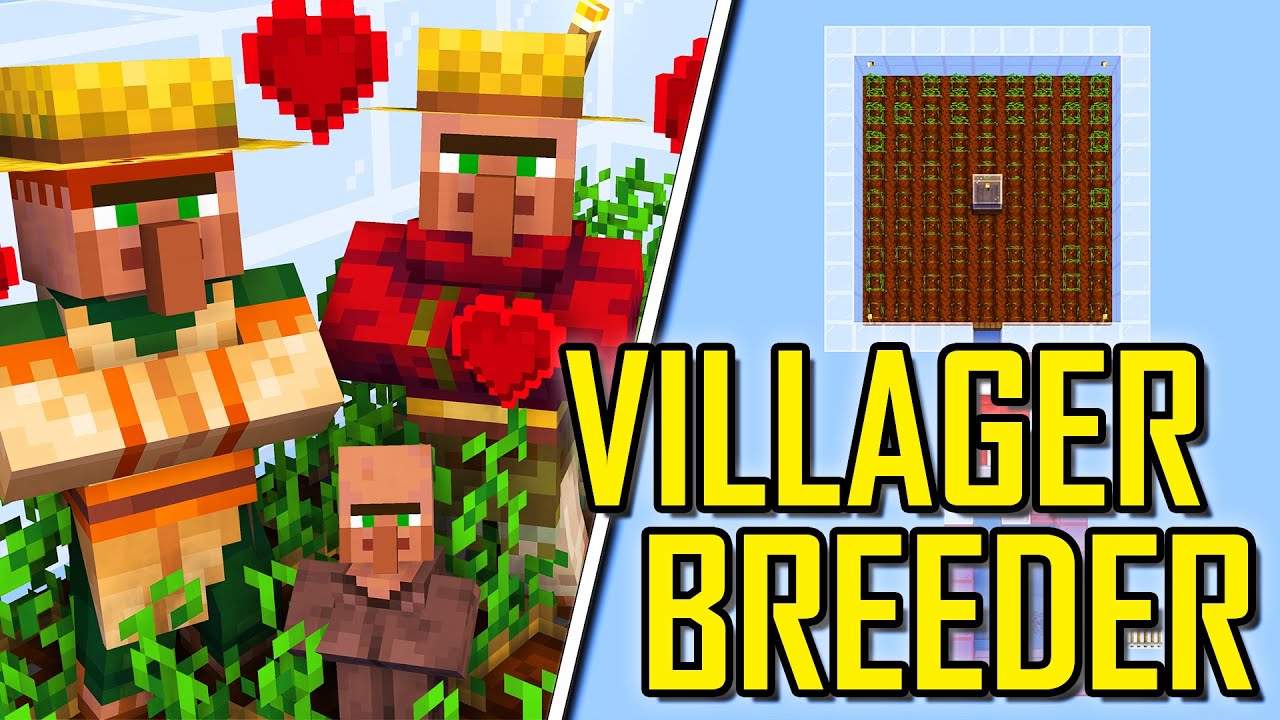 Minecraft - Einfacher & Unendlicher Villager Breeder - Tutorial 1.21 ...