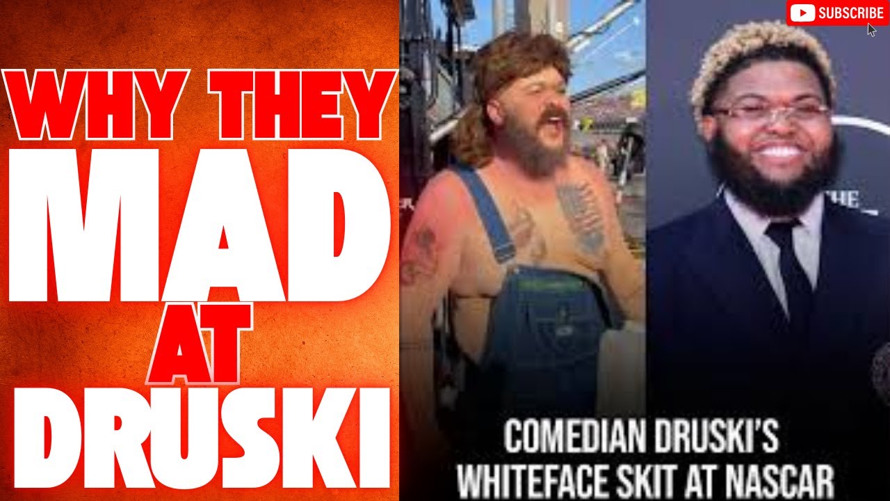Druski Exposed NASCAR in Whiteface – The Internet MELTED - YouTube
