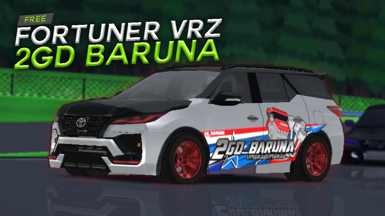 SHARE!!! Fortuner Vrz Livery 2GD_Baruna - YouTube
