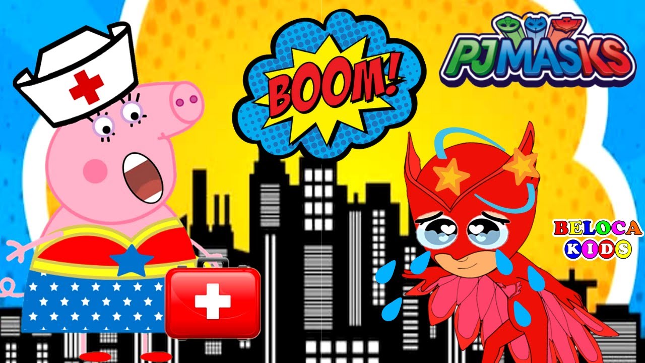 THE BOO BOO SONG COM PEPPA PIG E PJMASKS / NURSERY RHYMES PAW PATROL ...