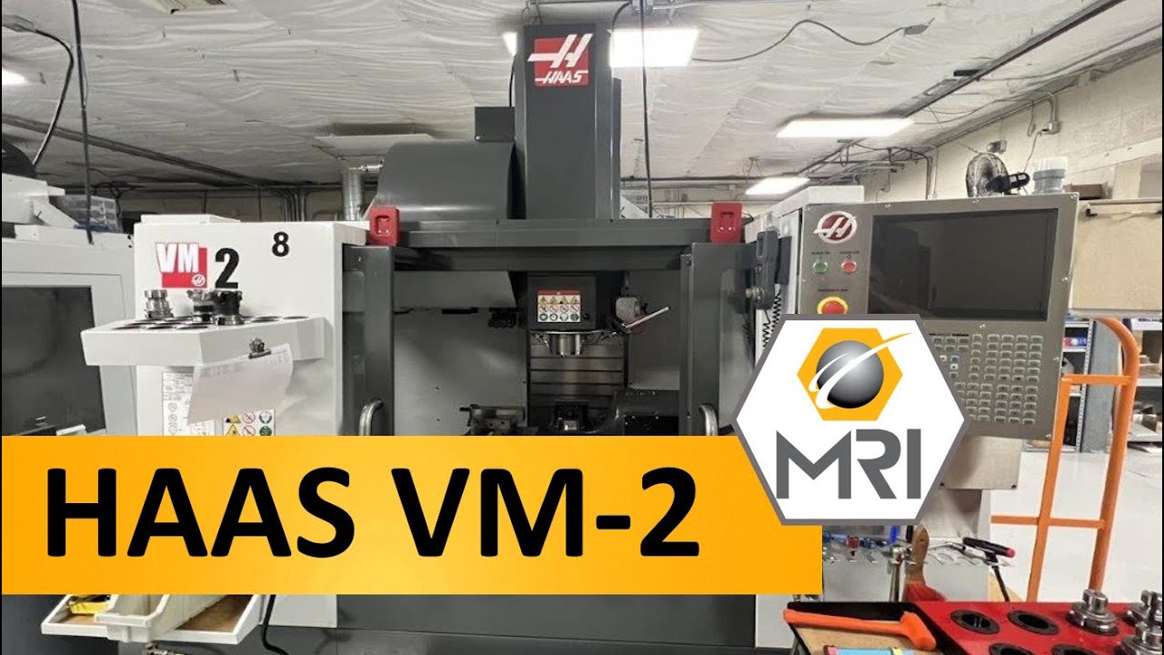 2017 HAAS VM-2 CNC VERTICAL MACHINING CENTER - YouTube
