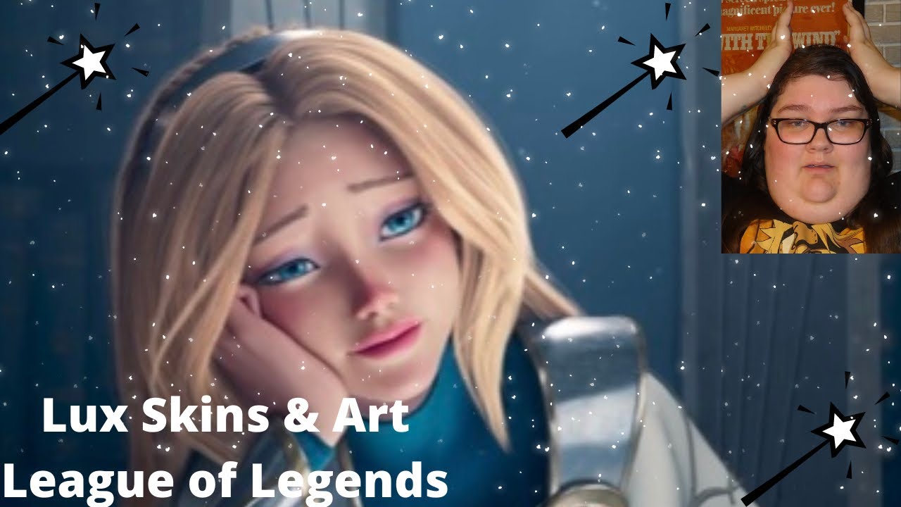 LUX League of Legends Splash Art Reaction (Boo #3!!) - YouTube