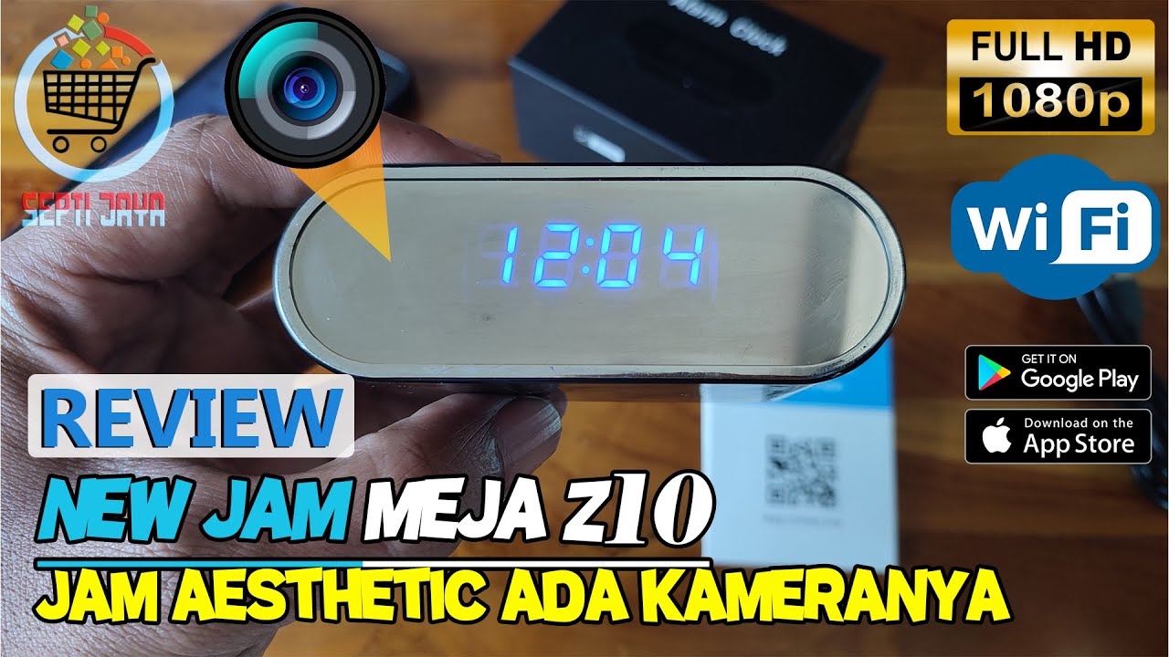 Ada Kamera Canggih di Dalamnya?! NEW Review Kamera CCTV WiFi Spycam Jam ...