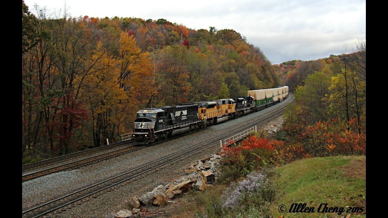 A Great Mid-October Weekend on the NS Pittsburgh Line - Part 2 (10/17 ...