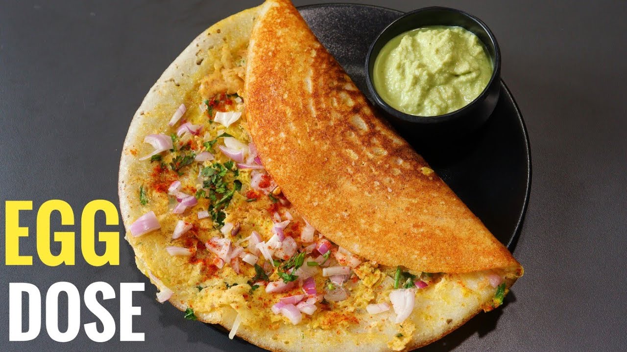 STREET STYLE EGG DOSA RECIPE | EGG DOSA | DOSA RECIPE | EGG BREAKFAST ...
