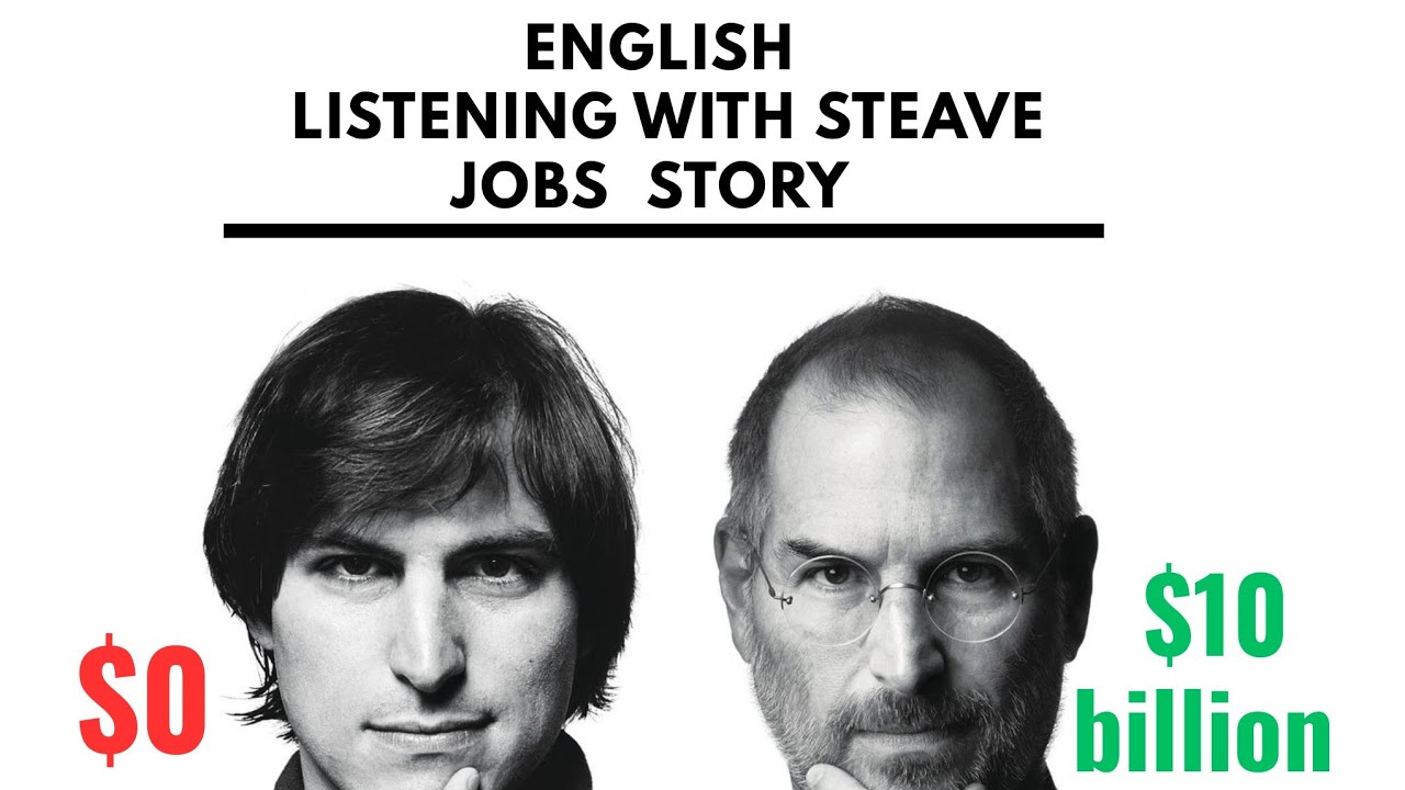 English listening practice: with steave jobs story - YouTube