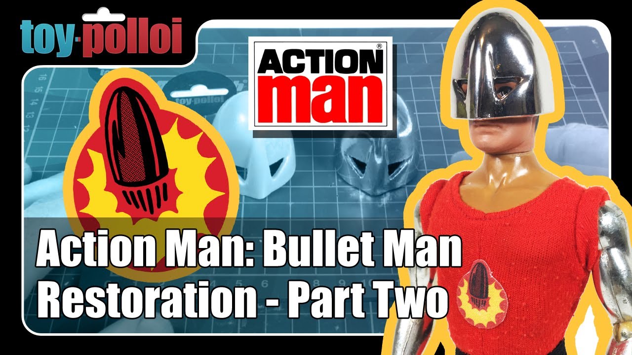 Vintage Action Man Bullet Man restoration - part 2 - Electroplating and ...