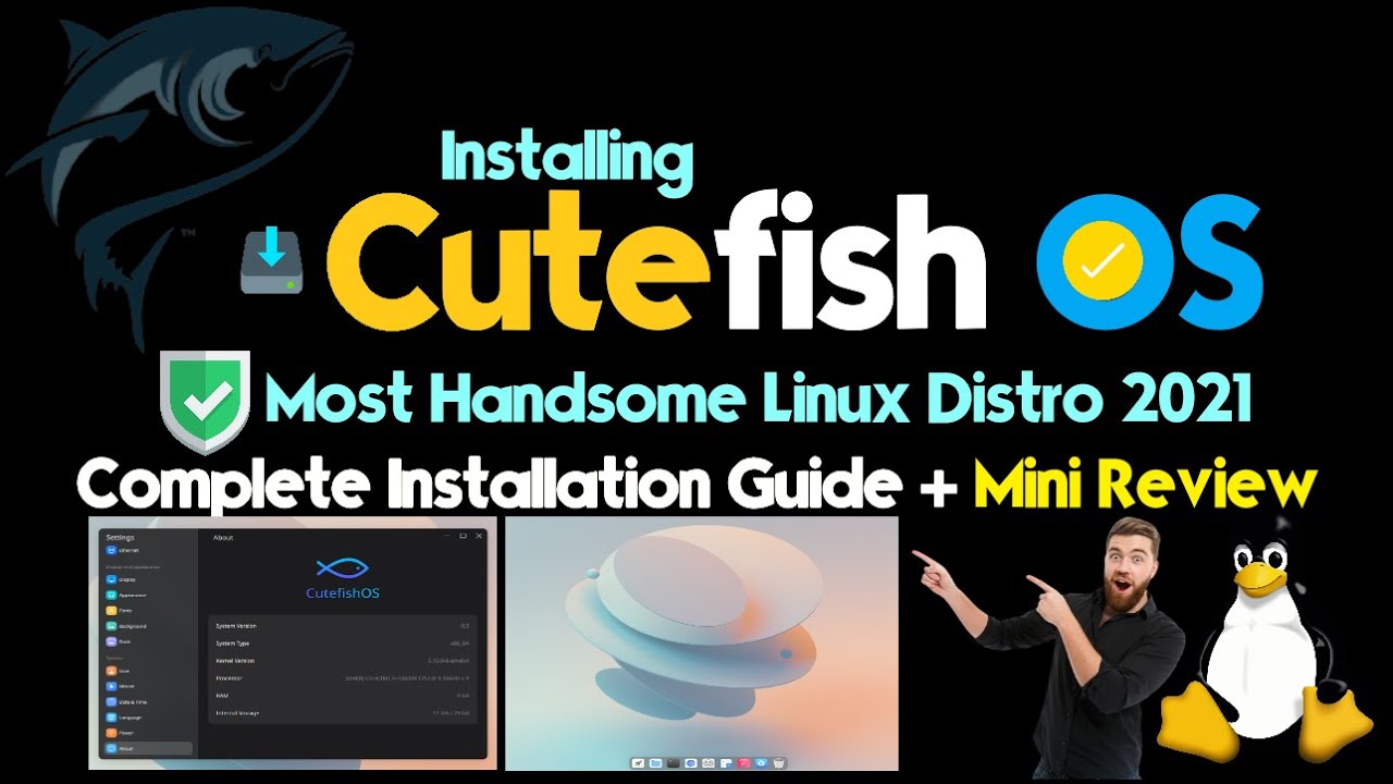 How to Install CutefishOS on PC or Laptop | Installing CutefishOS Ubuntu Based | CutefishOS 0.5 ...