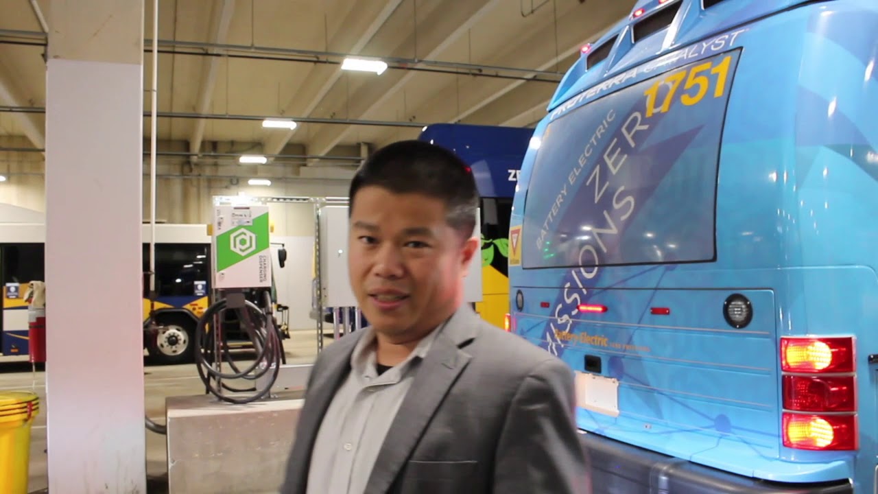 DASH Transit Facility Site Tour and Electric Bus - YouTube