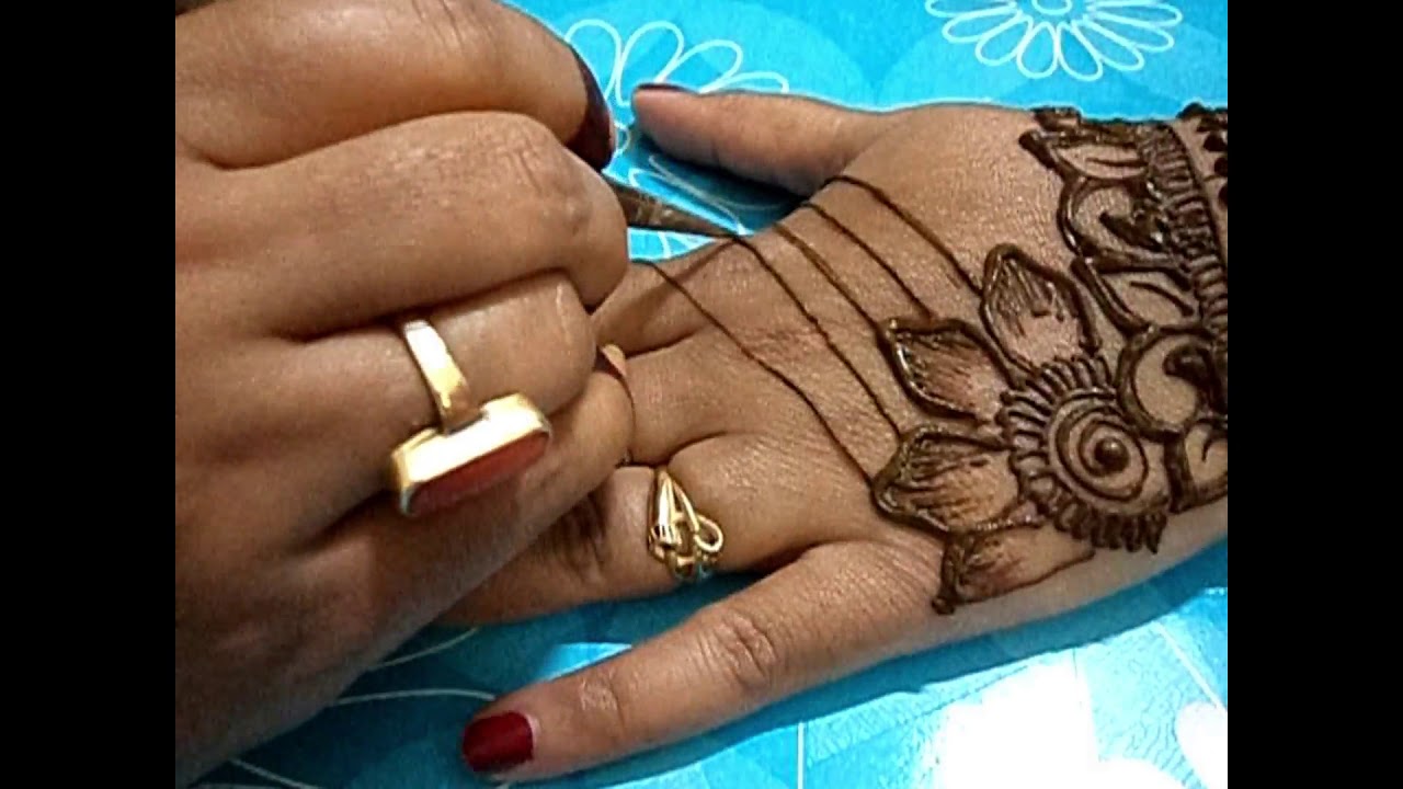 #Beautiful and Easy Back hand Design - YouTube