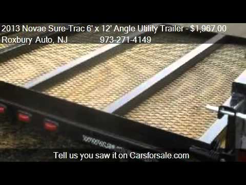 2013 Novae Sure-Trac 6' x 12' Angle Utility Trailer 3K Singl - YouTube