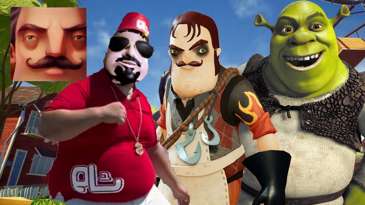 Hello Neighbor - New Secret Neighbor Butcher Shrek Agatha Skibidi Boy ...