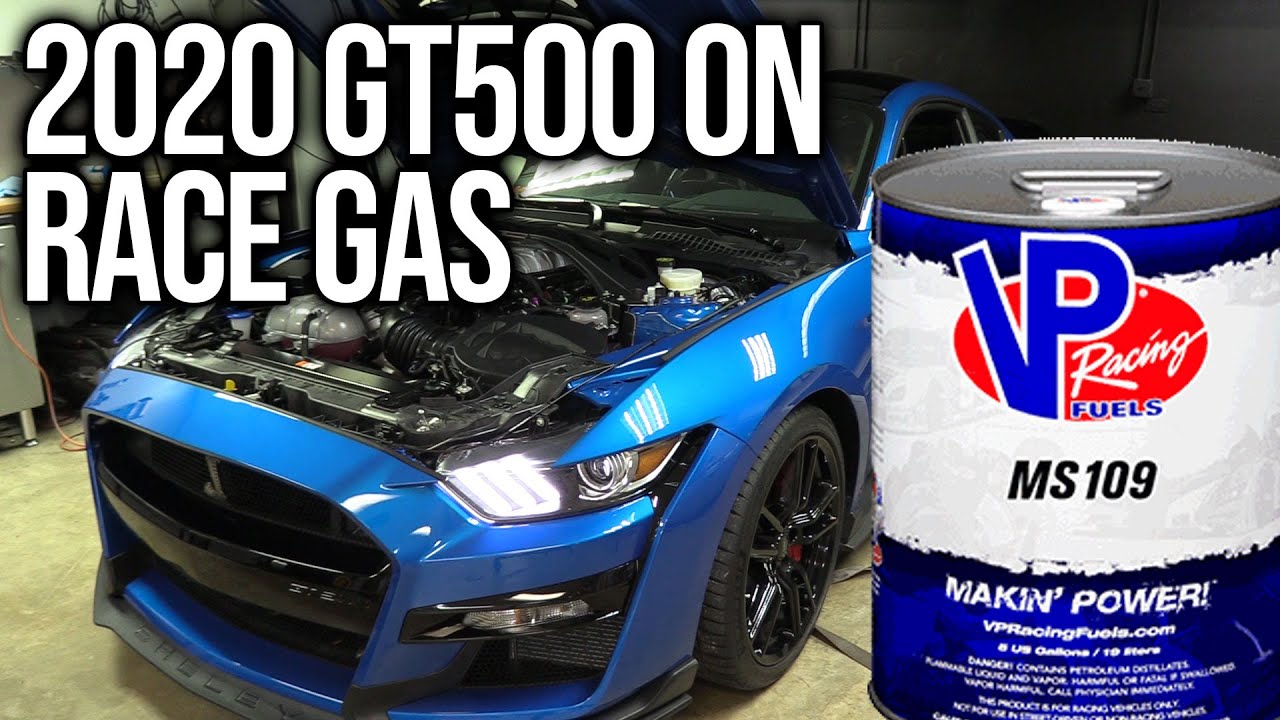 2020 Shelby GT500 on RACE GAS!!!!!! - YouTube