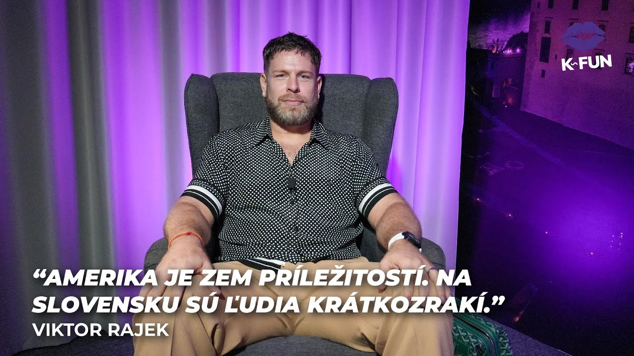 Amerika je zem príležitostí. Na Slovensku sú ľudia krátkozrakí | Viktor ...