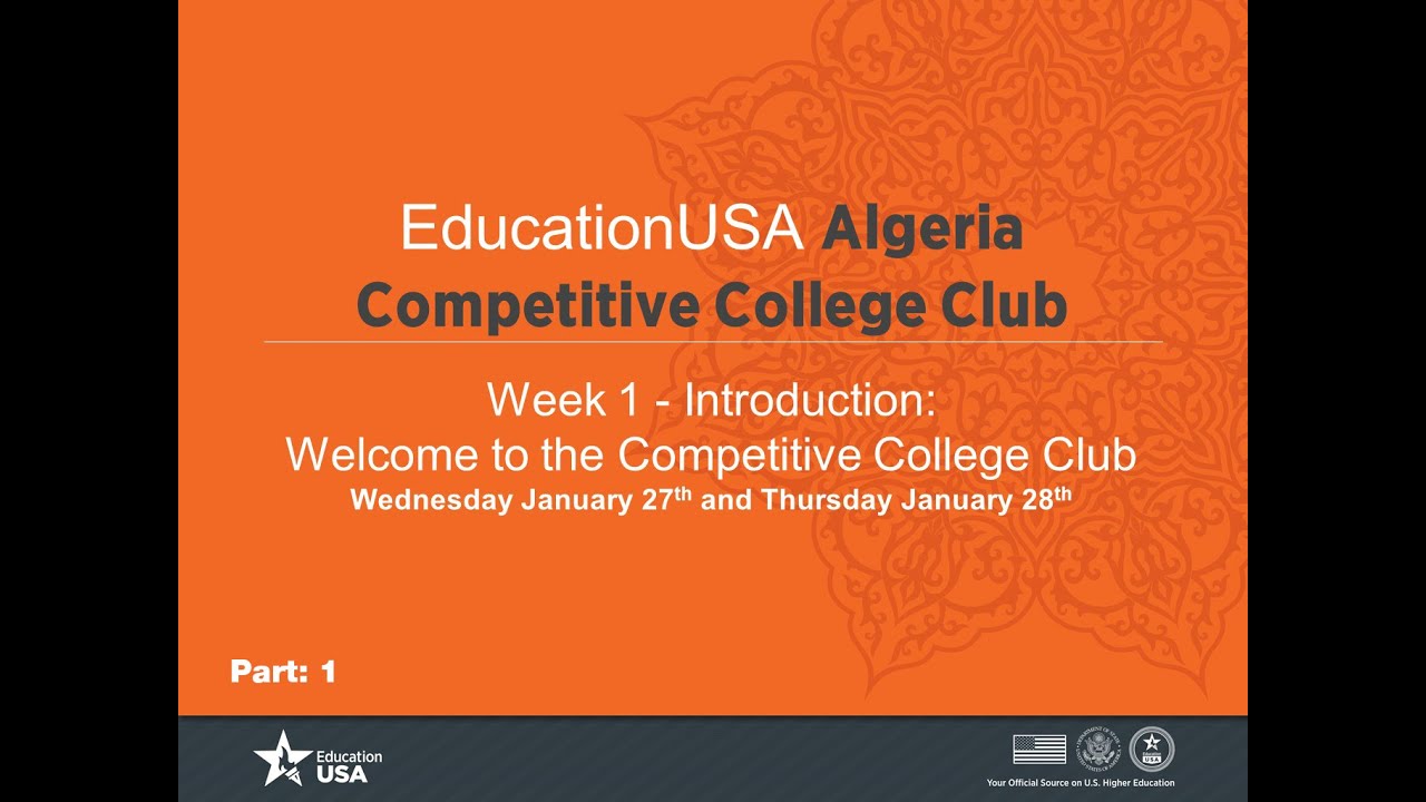 Competitive College Club Week 1 - Part1 - YouTube