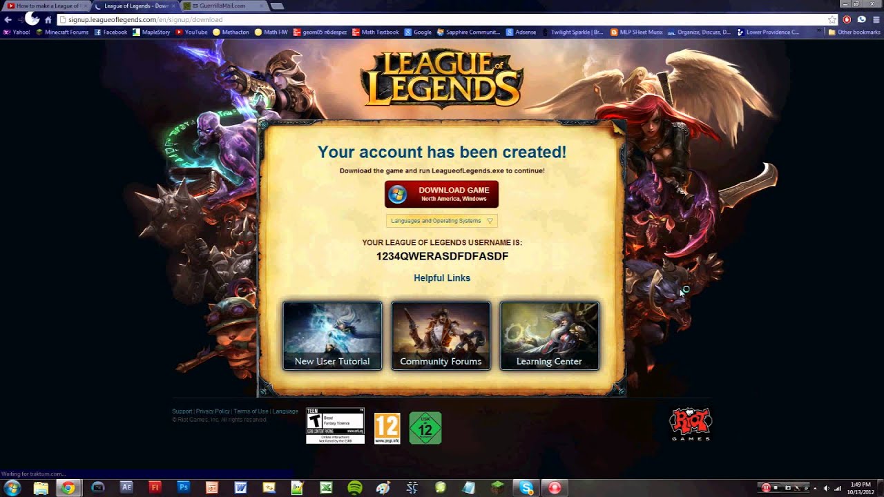 How to make a League of Legends account (With Voice) - YouTube