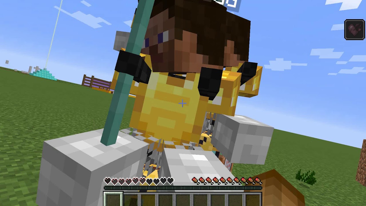 Creeper Riding a BEE? - YouTube
