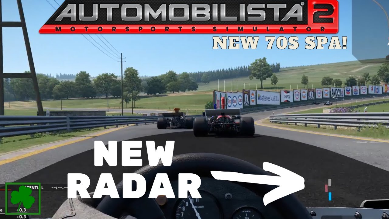 AMS2 - Pre-release Build (new radar app) - Brabham BT44 - Spa 70s - YouTube