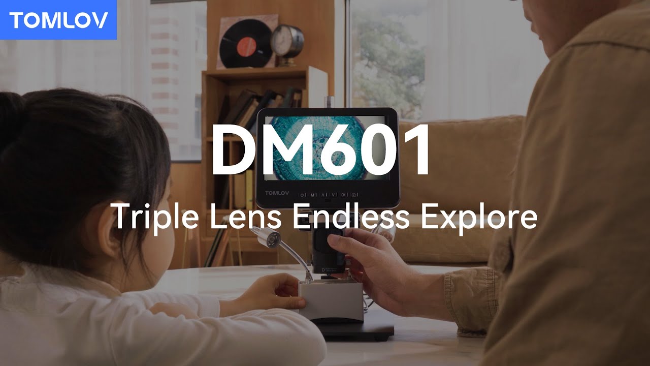 The First Triple Lens Digital Microscope From TOMLOV DM602 and DM601👏👏 ...