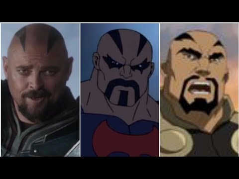 Evolution: "Skurge The Executioner" in Cartoons and Movies (Marvel ...
