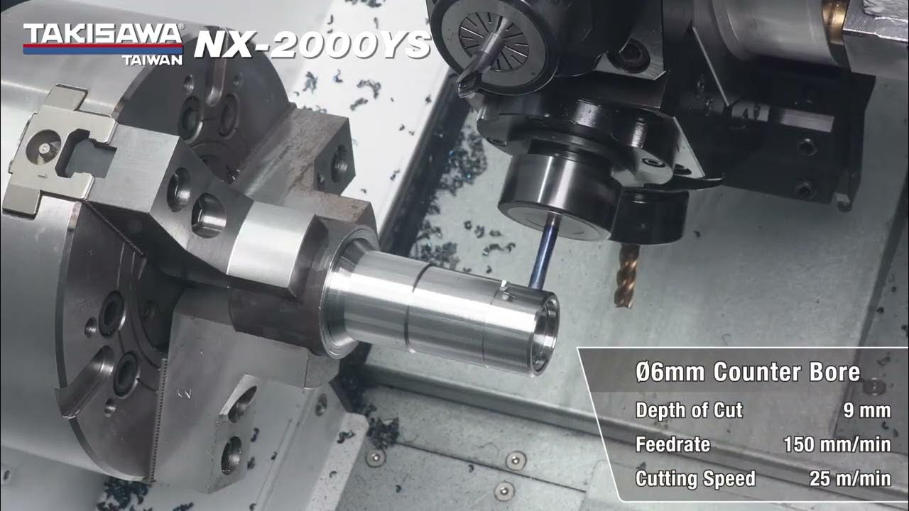 NX-2000YS High Rigidity twin spindle Turning Center - YouTube