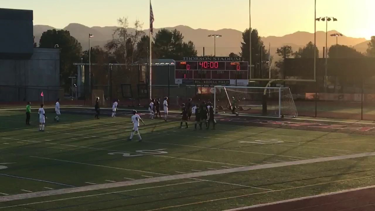Eric Guo: 1st Goal from CIF Playoffs - YouTube
