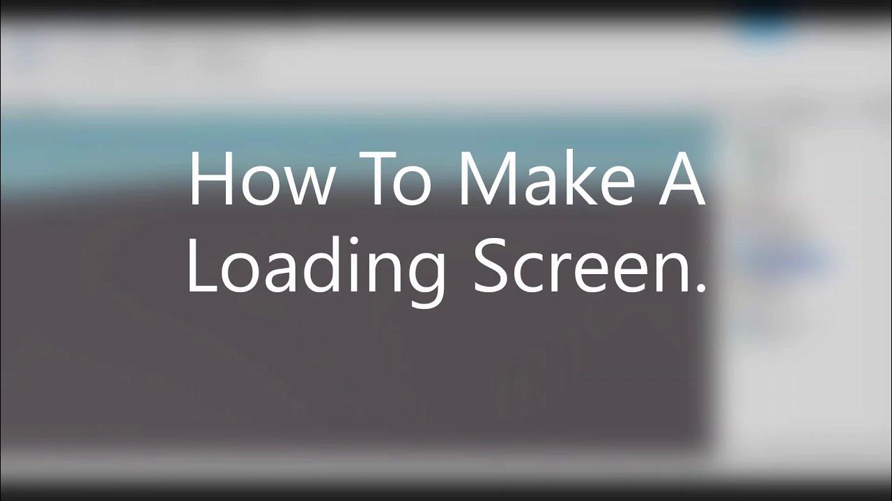 How To Make A Loading Screen | Roblox Scripting Tutorial📜 | Nice Kid ...