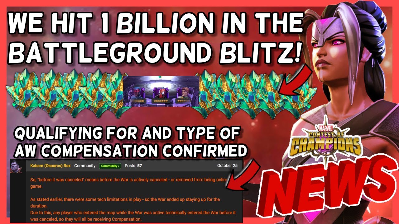 AMAZING BG BLITZ WORK! | AW Compensation Items Confirmed | The Trello ...