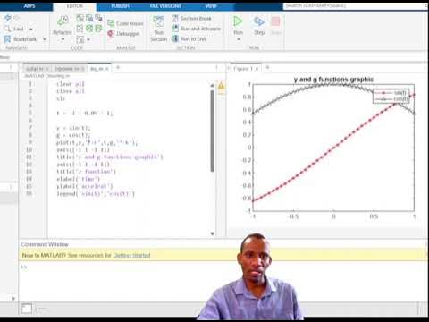 plot two or more functions in the axis - YouTube