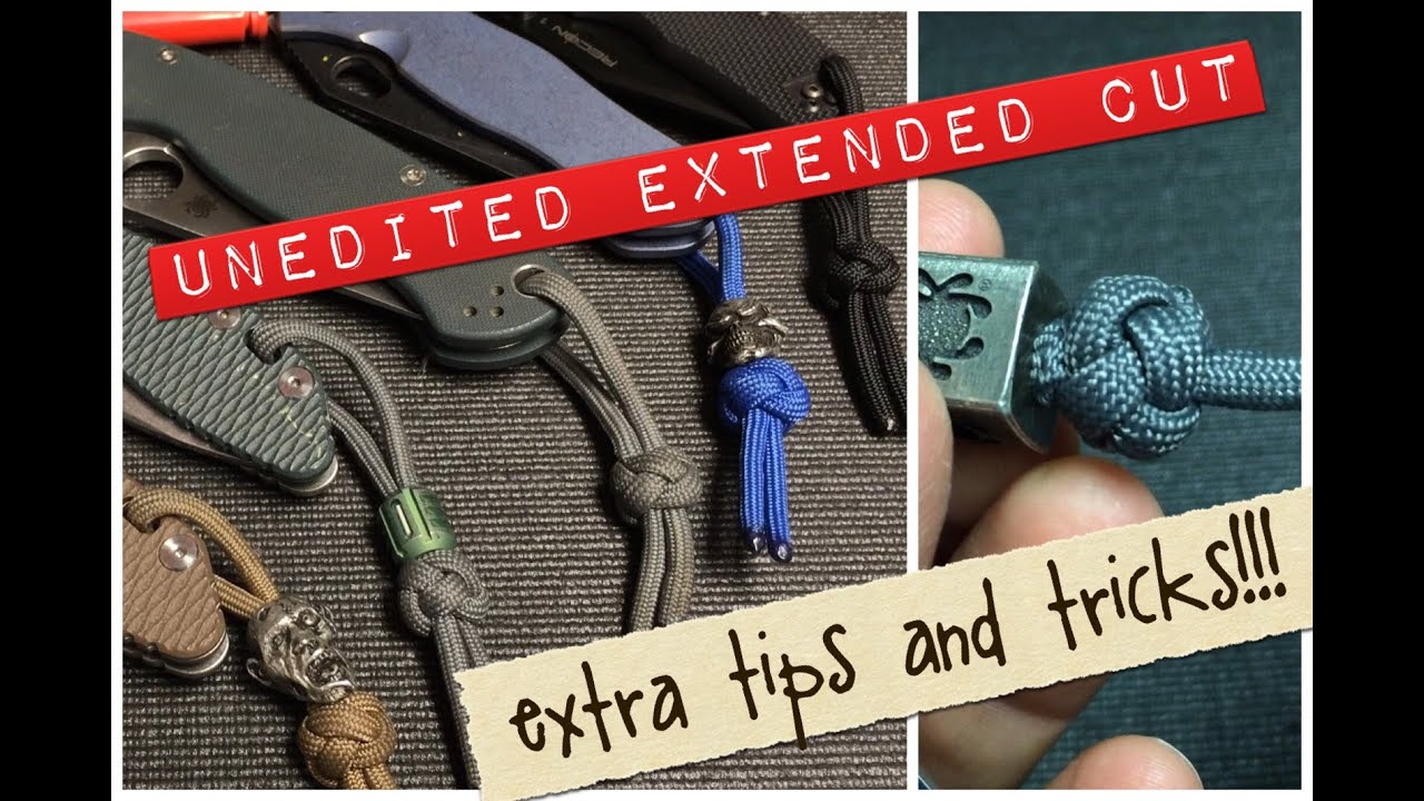 How to lanyard knot, the Ultra Extended Cut with MORE Tips and Tricks ...