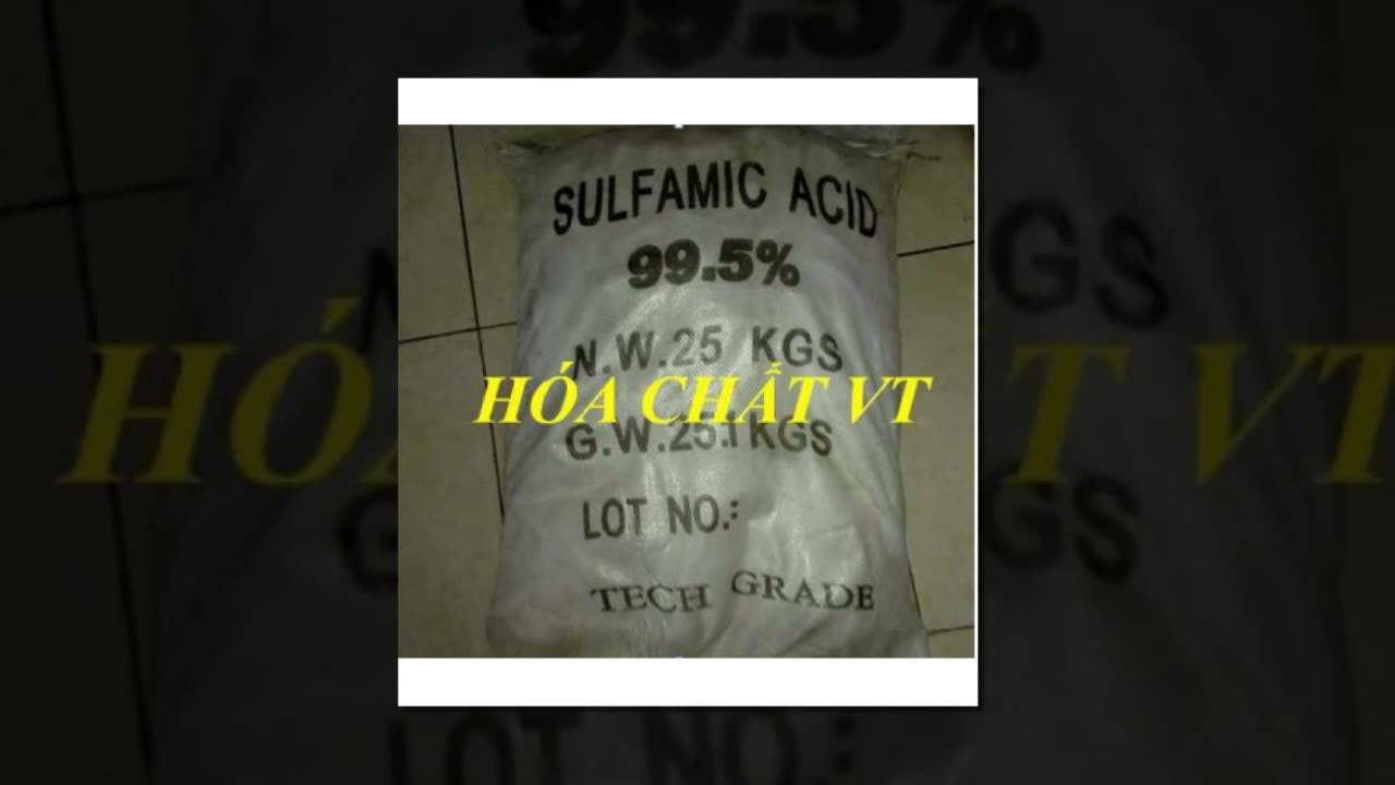 Acid sulfamic , Axit Sulphamic , Sulphamic acid, H3NSO3 99.5% - YouTube