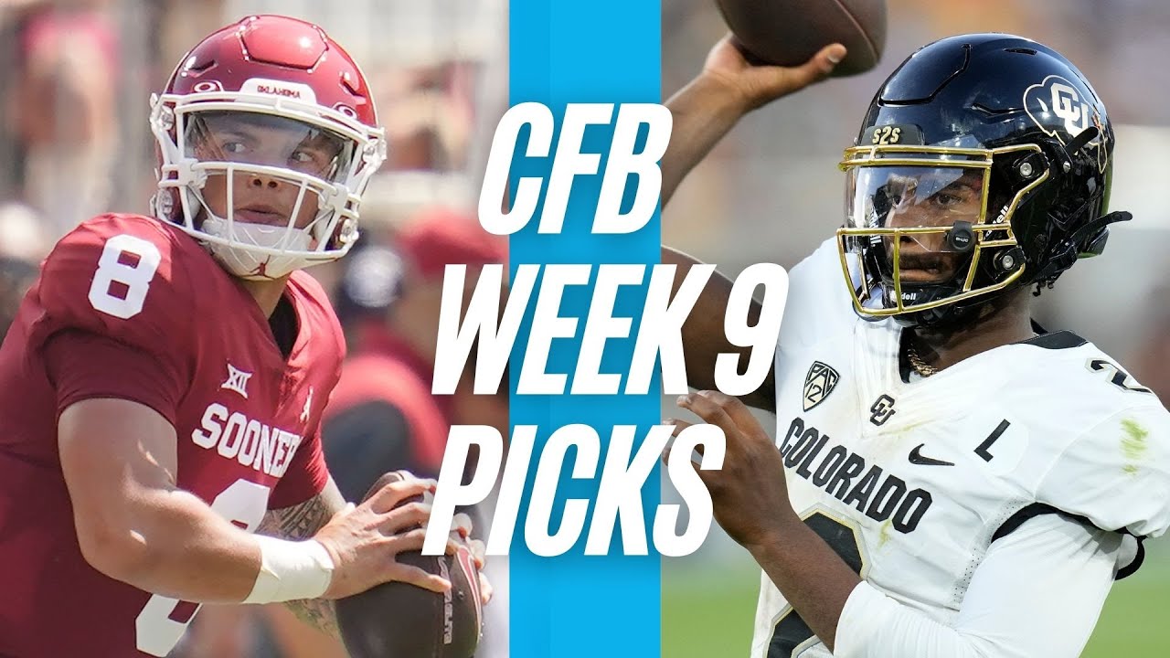 College Football Picks Week 9 (Saturday Games) NCAAF Best Bets, Odds ...