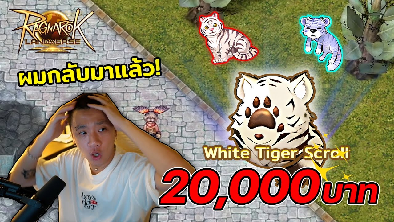 กลับมาเล่นใหม่!! 20,000 นี้ เพื่อ White Tiger Scroll | Ragnarok ...
