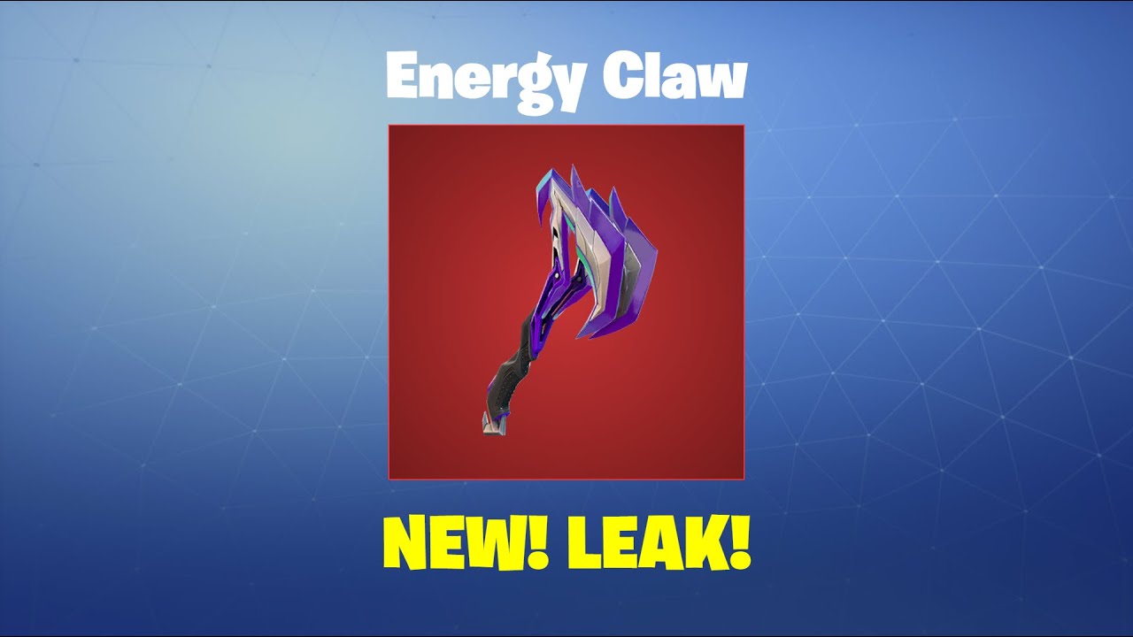 Energy Claw | Leak | Fortnite Pickaxe - YouTube