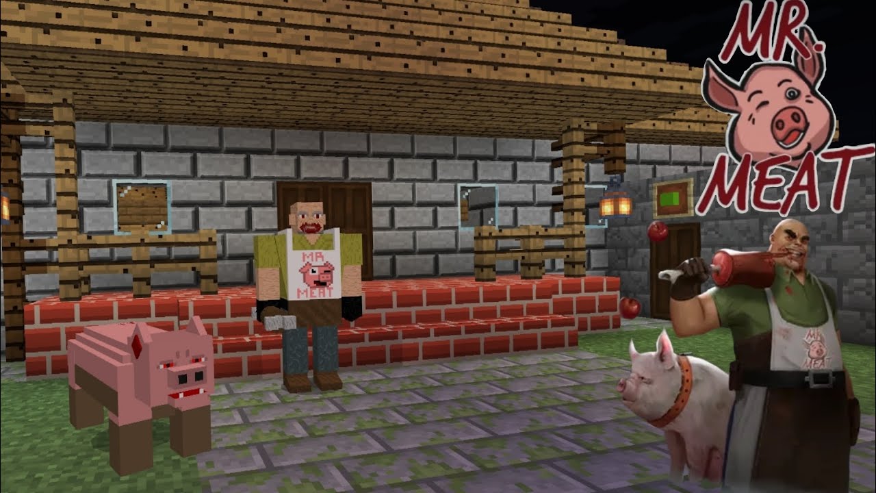 Mr. Meat in Minecraft PE - YouTube