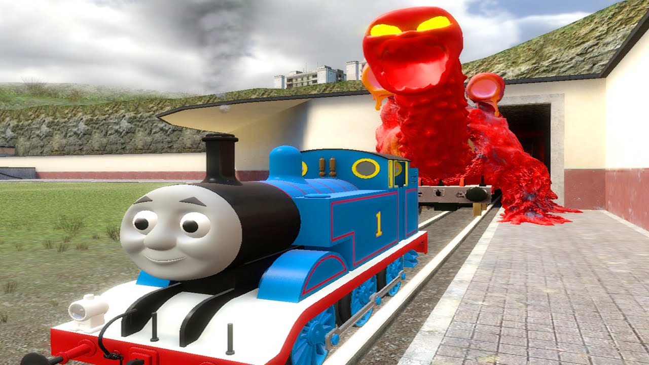 Building a Thomas Train Chased By Cursed James Train in Garry's Mod ...