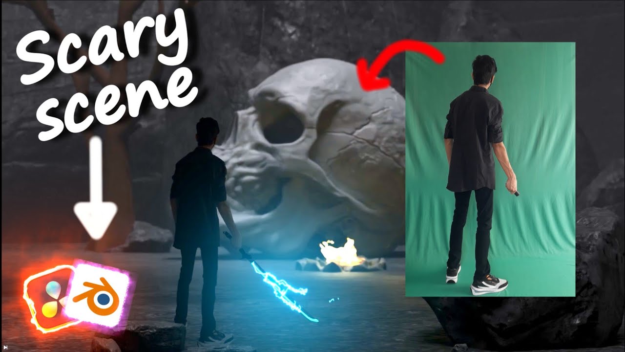 Creating this cool night vfx scene using blender|blender vfx|Hindi ...