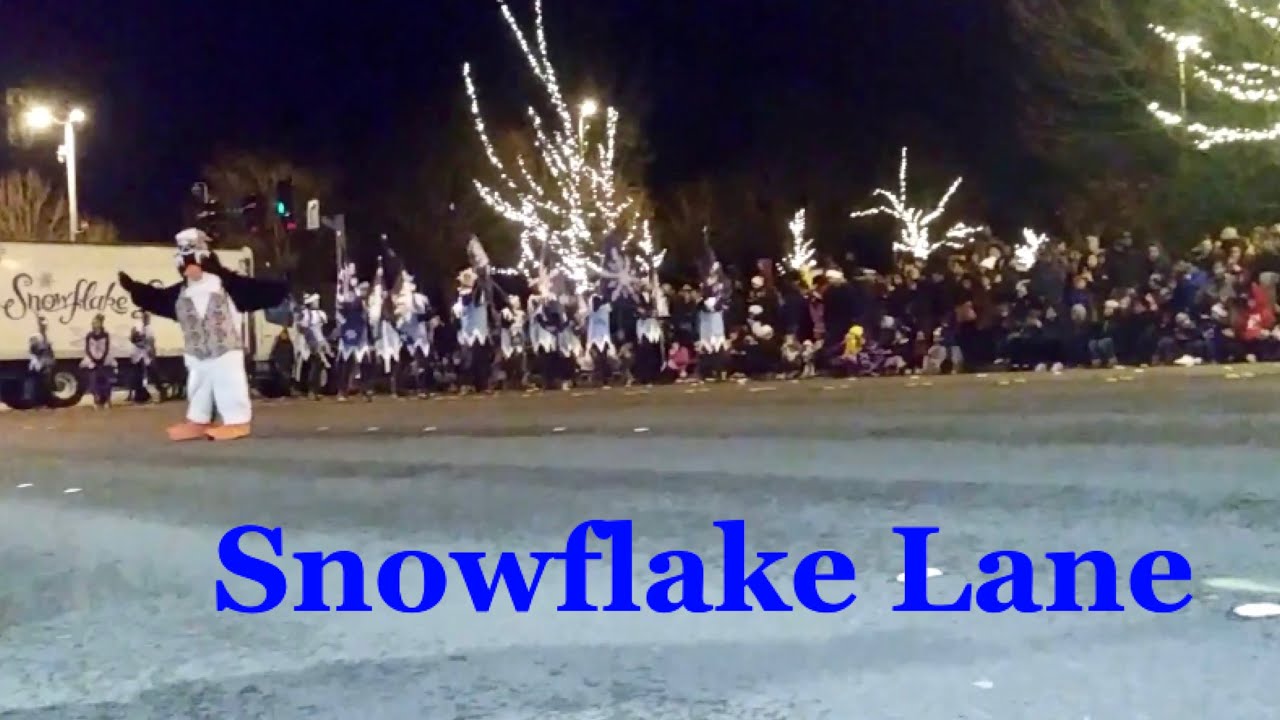 Snowflake Lane at Bellevue, Washington. #snowflakelane - YouTube