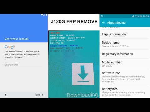 Samsung Galaxy J1 4G SM-J120G 1click frp unlock done by Octoplus BOX