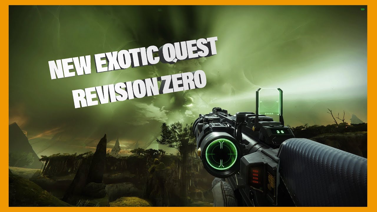 New Exotic Quest + Revision Zero Exotic | Destiny 2 - YouTube