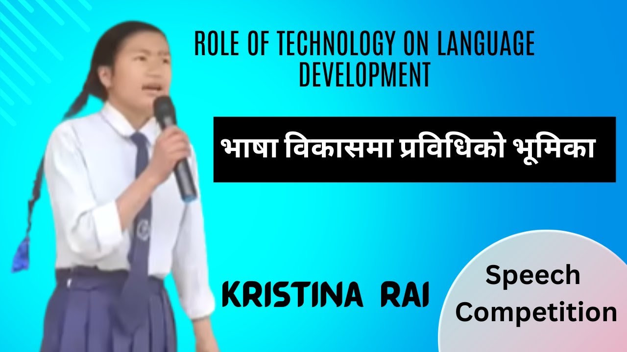 Role of technology in language development || kristina_Rai || speech ...