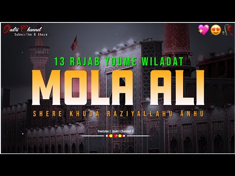 13 Rajab Youm E Wiladat Mola Ali Status 😍 | Hazrat Ali Status | Hazrat Ali Shere Khud Status 2026