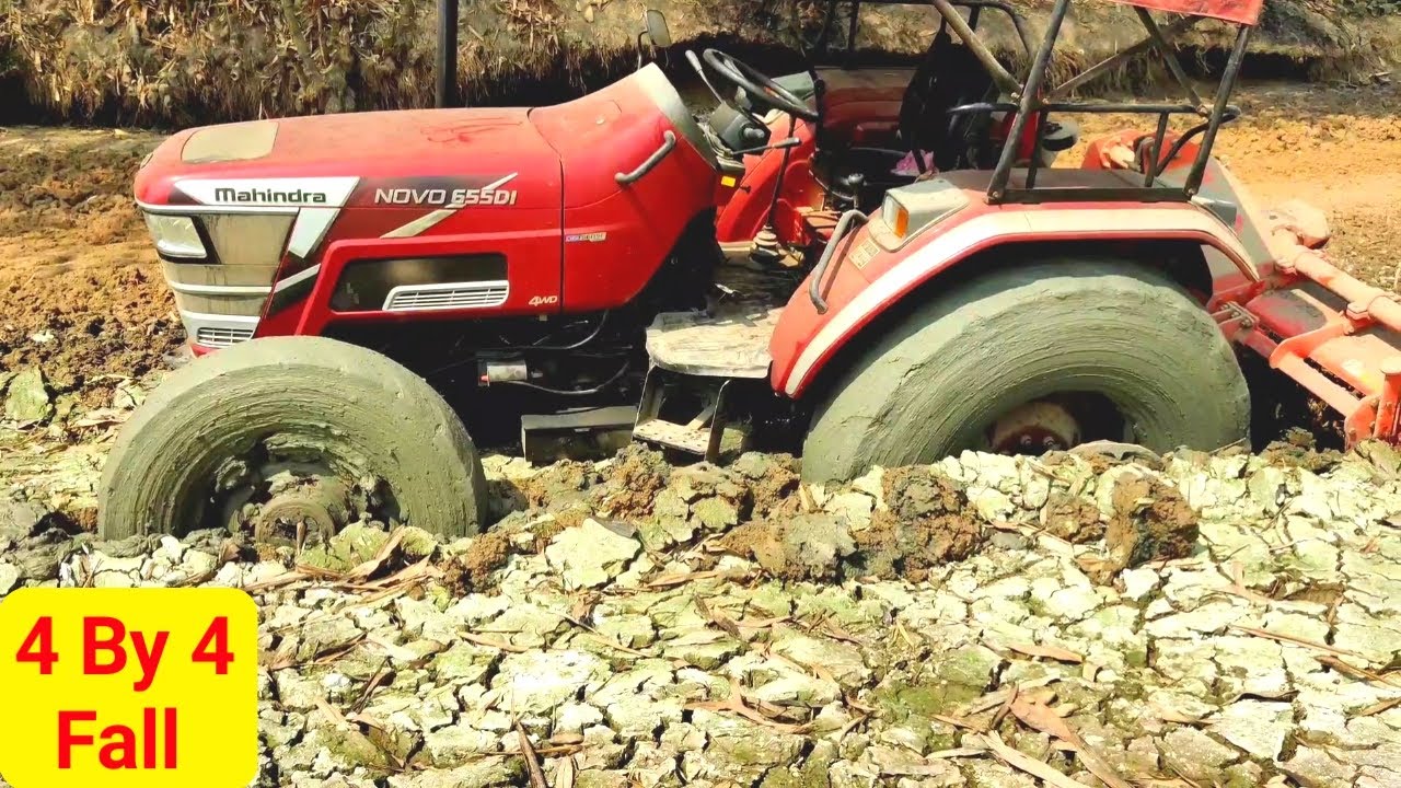 Tractor mud big tractor stuck in mud | mahindra tractor | When working ...