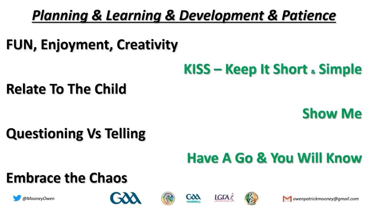 National GAA Coach Webinar Series - Expression & Freedom for Learning ...