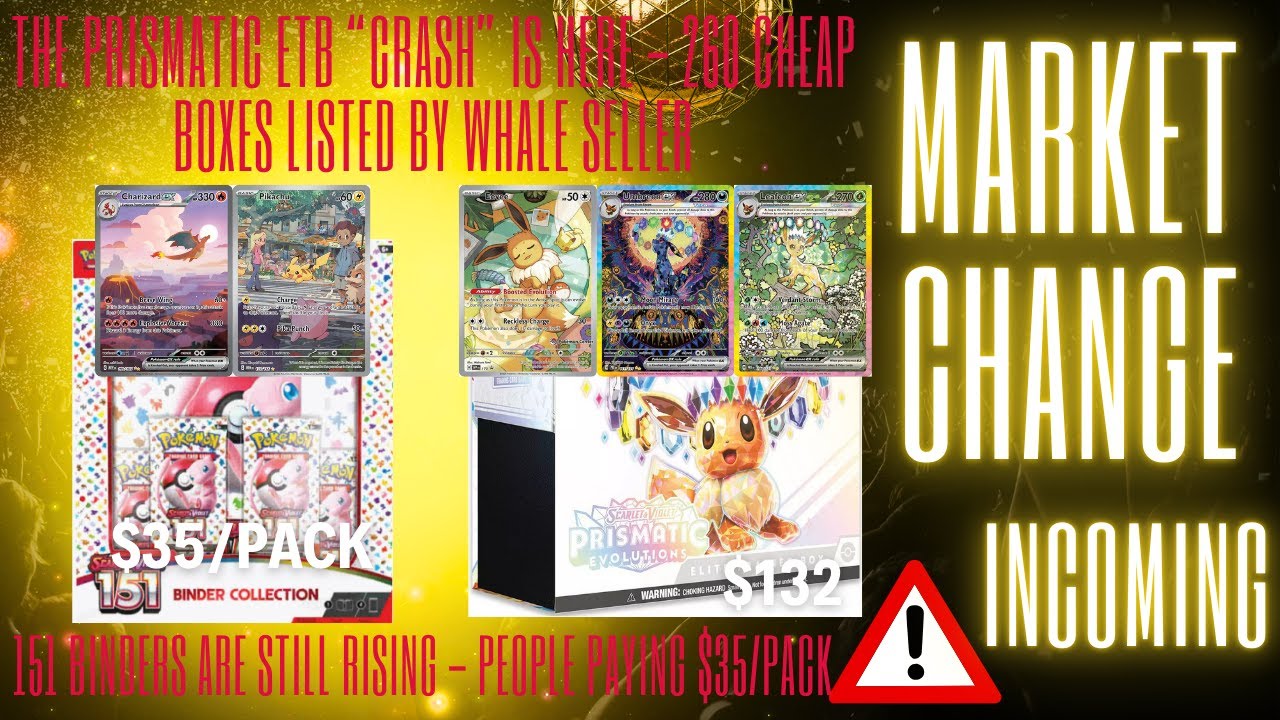 THE PRISMATIC ETB "CRASH" IS HERE - 260 CHEAP ETBS LISTED BY WHALE ...