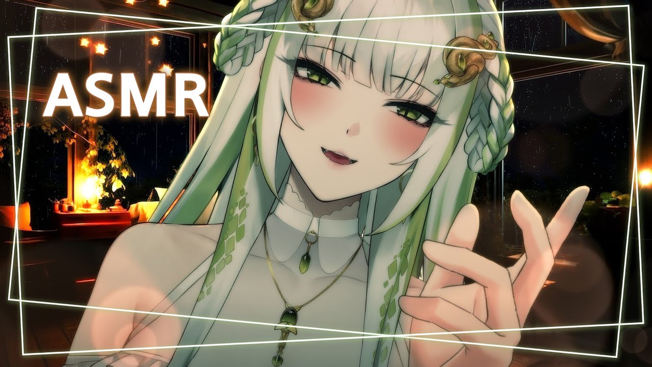 【黑3DIO/ASMR】 잔뜩 쓰다듬어주는 뱀신님🐍 #vtuber - YouTube