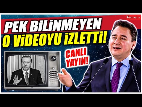Babacan Erdoğan’ın “Vatan’ı satmak” konulu çok bilinmeyen o videosunu izletti!