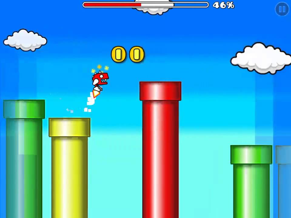 Geometry Dash: Mario Level - YouTube