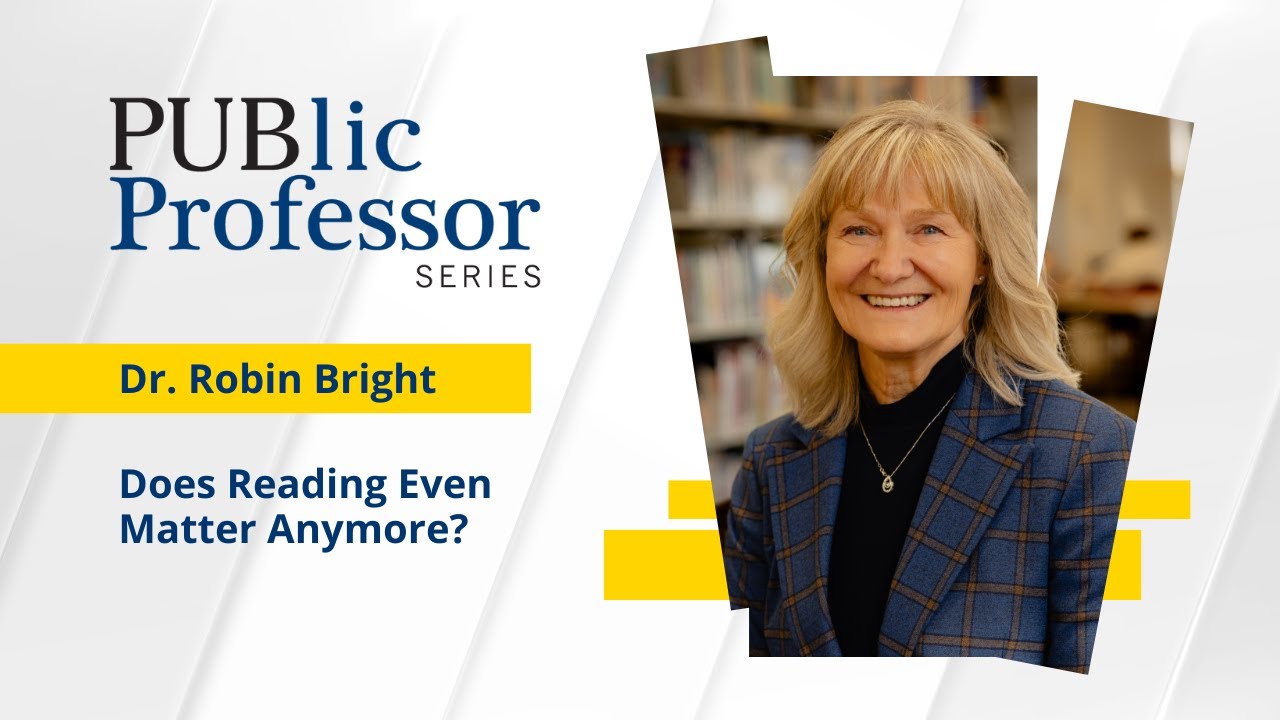 PUBlic Professor Series | Dr. Robin Bright - YouTube