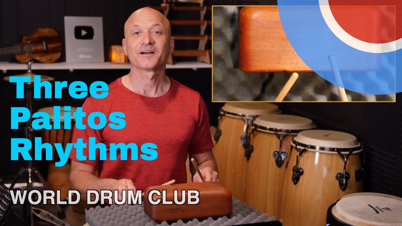 Three Palitos Rhythm Patterns - Latin Drumming - YouTube
